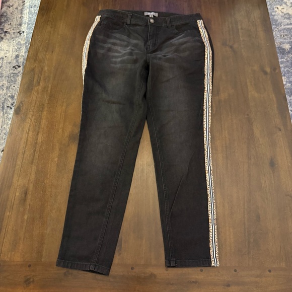Lisa Rinna Collection | Jeans | Lisa Rinna Collection Black Jeans With ...